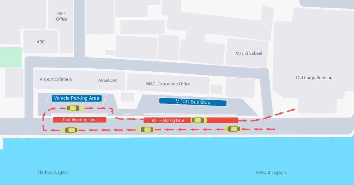 Airport drop-off zones revised ahead of VIA expansion